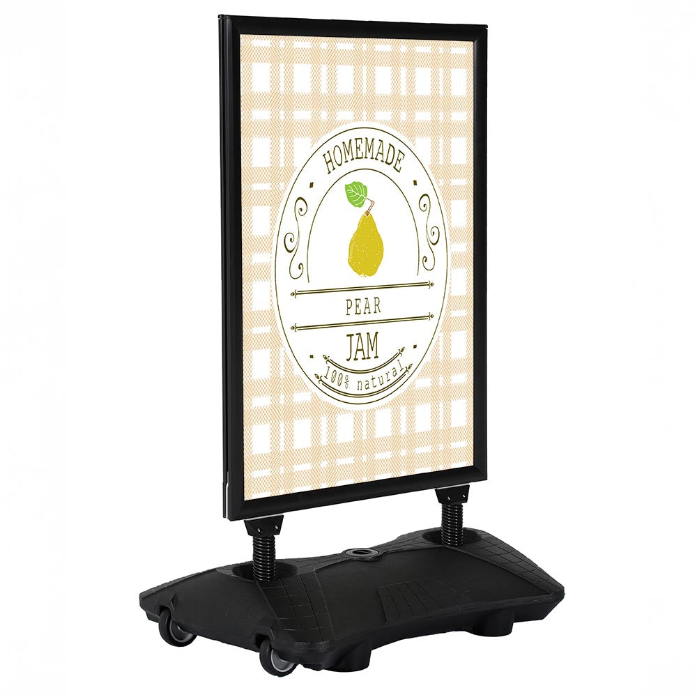 Waterbase Pavement Sign Swing Advance - Black - A1 – display-sign.co.uk